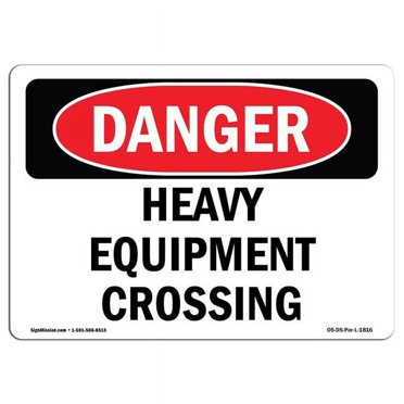 SignMission 12 x 18 in. OSHA Notice Sign - Irrigation Pond No Entry ...