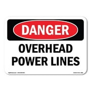 Overhead Power Line Signs