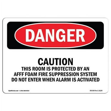 12 x 18 in. OSHA Warning Sign - Tornado Shelter Keep Door Closed with ...