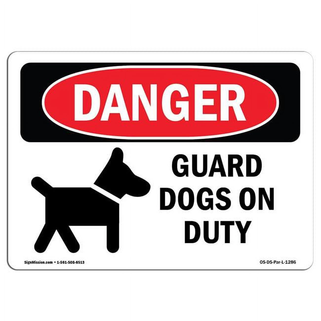 Beware Guard Dog On Duty Sign - Chihuahua (Long-Haired) - Walmart.com