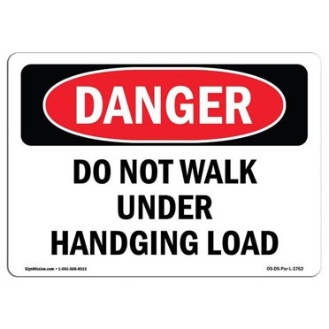 SignMission OS-WS-D-35-L-12279 OSHA Warning Sign - No Trespassing This ...