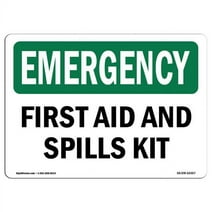 OSHA Emergency Sign - Spill Response Equipment - Walmart.com