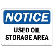 Oil Storage Area Sign