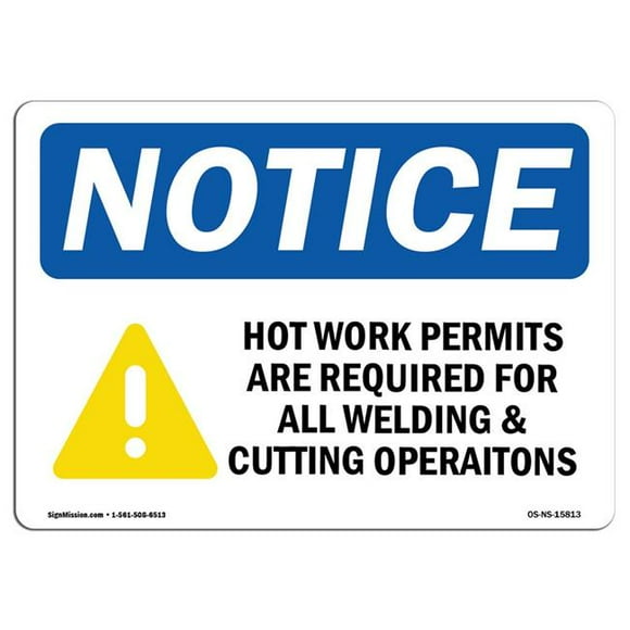Hot Work Permit Form Osha