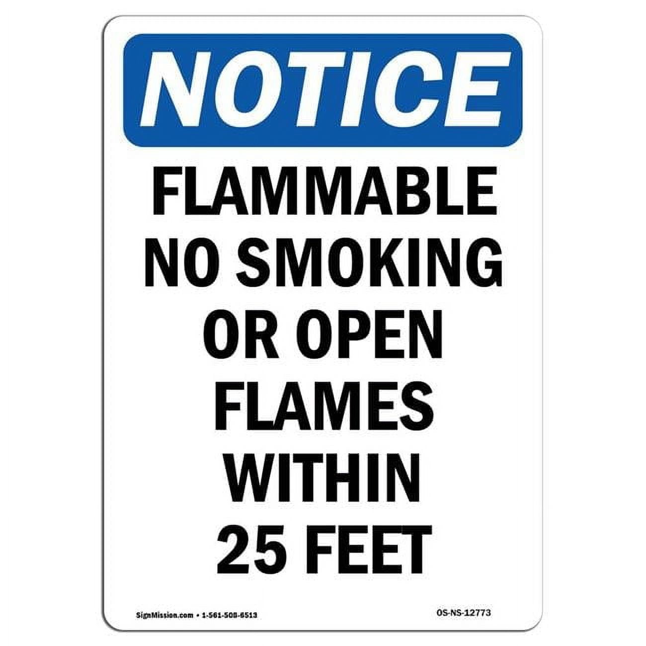 SignMission OS-NS-A-1218-V-12773 12 x 18 in. OSHA Notice Sign ...