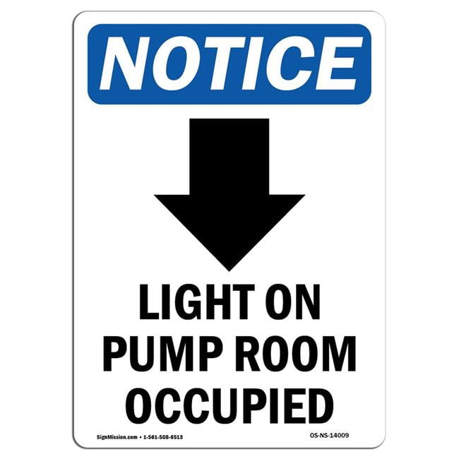 Occupied Sign With Light