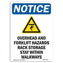 12 x 18 in. OSHA Notice Sign - When Finished Leave Area Clean - Walmart.com