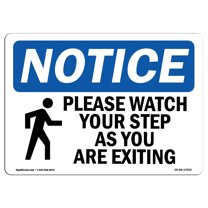 SignMission 12 x 18 in. OSHA Notice Sign - Do Not Fill Above Top of ...