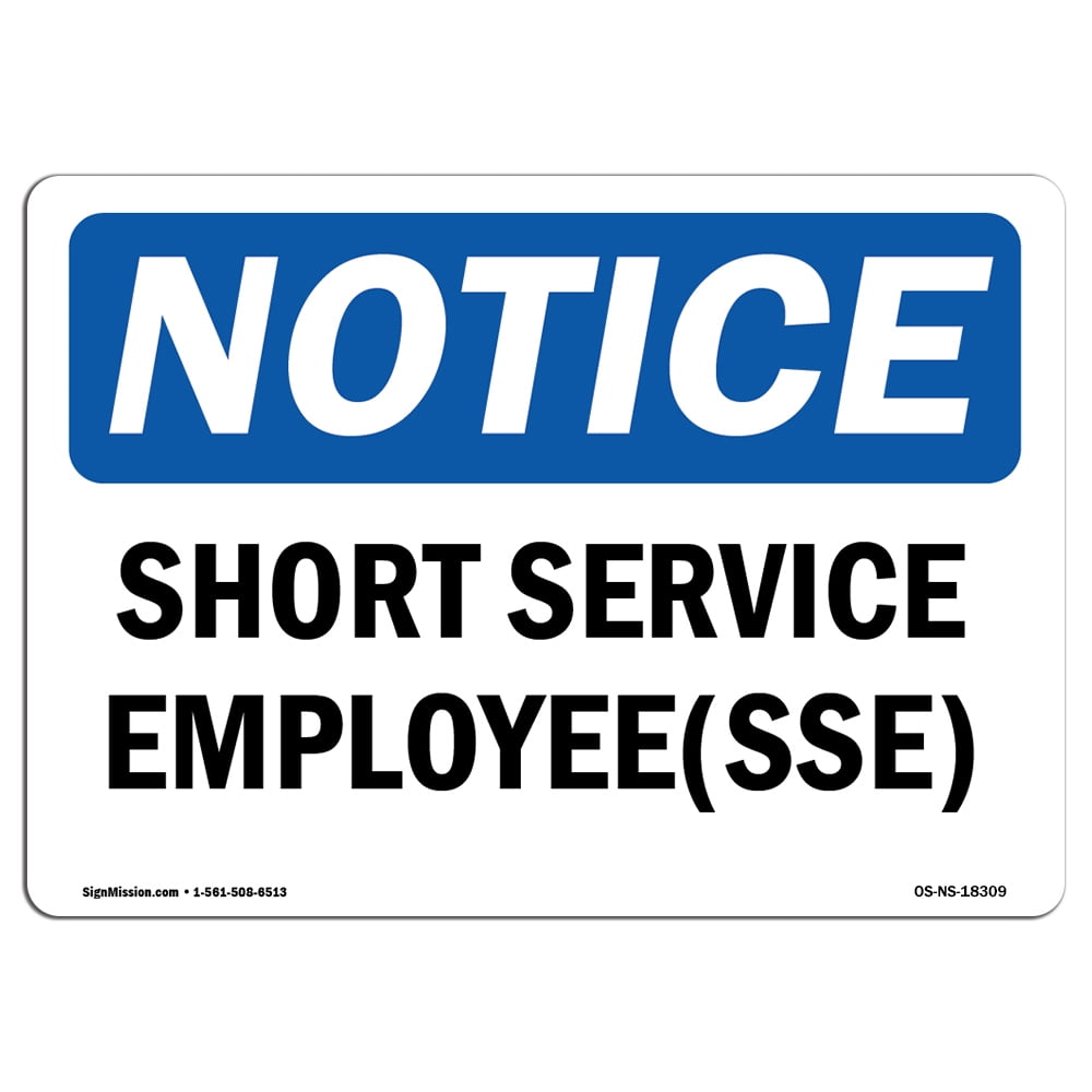 SignMission OS-NS-A-1824-L-18309 18 x 24 in. OSHA Notice Sign - Short ...