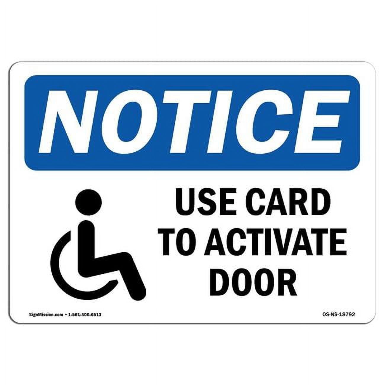 SignMission OS-NS-A-1824-L-18792 18 x 24 in. OSHA Notice Sign - Use ...