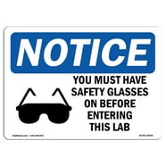 SignMission 12 x 18 in. OSHA Notice Sign - Do Not Fill Above Top of ...