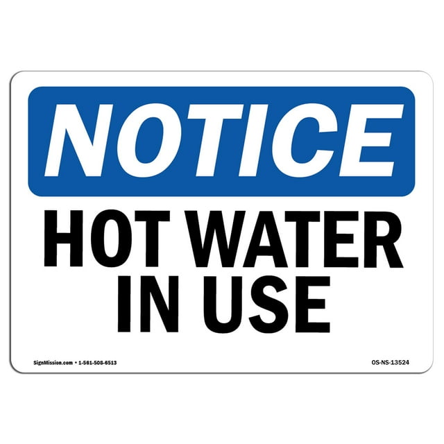 SignMission OS-NS-A-1824-V-10296 18 x 24 in. OSHA Notice Sign ...