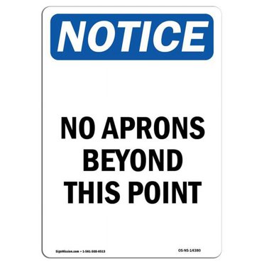 SignMission OS-NS-A-710-V-14571 7 x 10 in. OSHA Notice Sign - No Food ...
