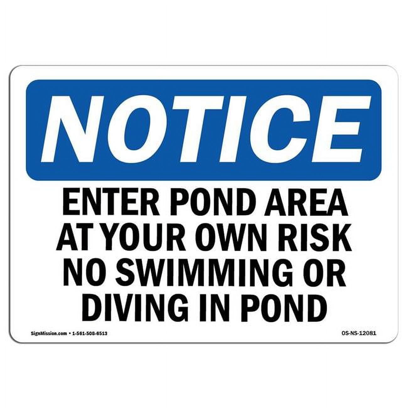 Pool Rules Swim At Your Own Risk No Diving Or Running No Glass Or ...