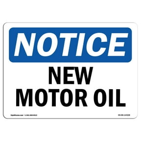 OSHA Notice Sign - Diesel Fuel Engine Off Sign With Symbol | Decal ...
