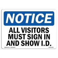 SignMission 12 x 18 in. OSHA Notice Sign - PPE Multiple Sign - Walmart.com