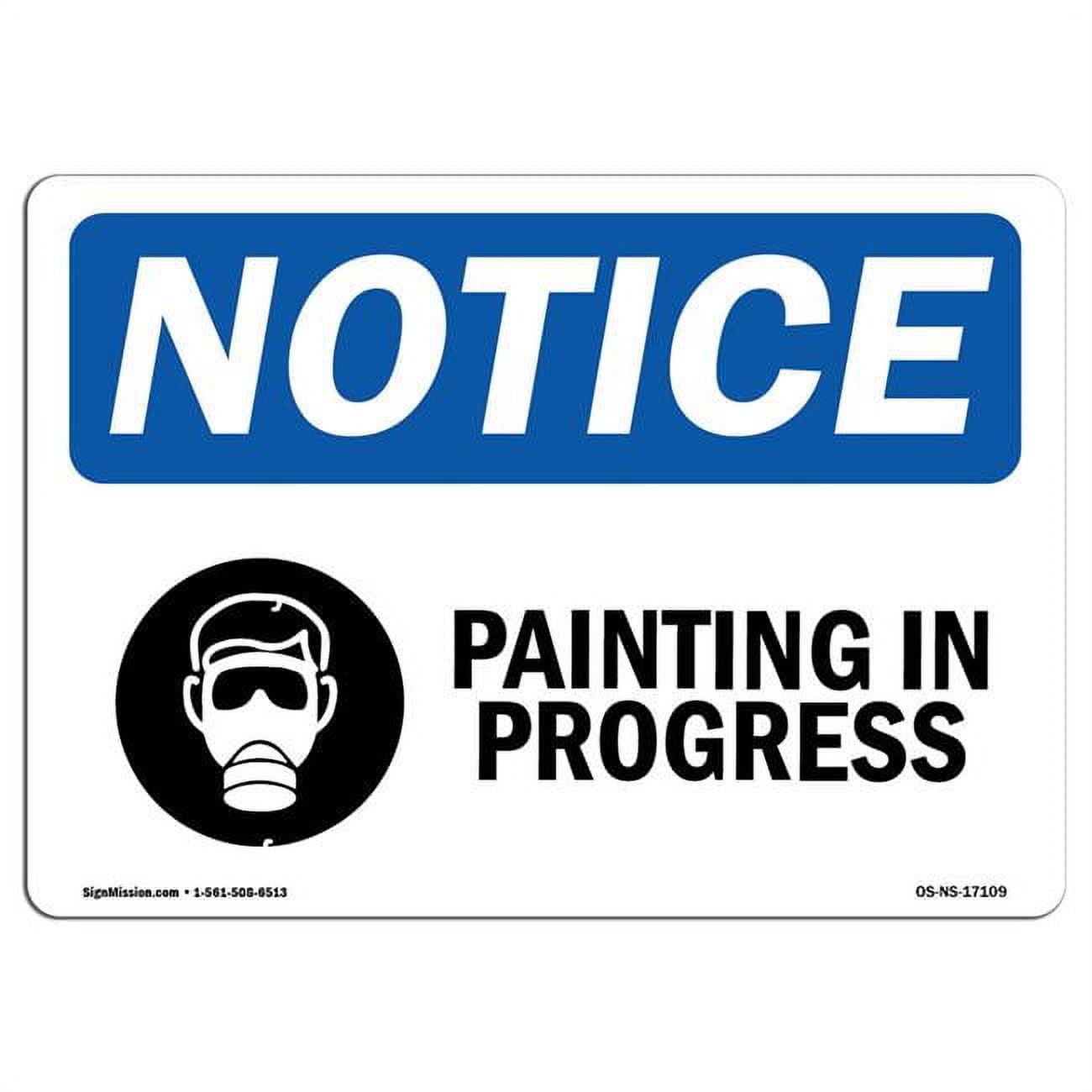SignMission OS-NS-D-1014-L-17109 OSHA Notice Sign - Painting in ...