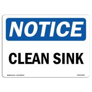 SignMission Notice Please Help Us Keep Your Laundry Room Clean OSHA ...