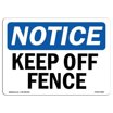 Keep Away from Fence Sign - Walmart.com