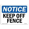 Keep Away from Fence Sign - Walmart.com