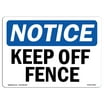 Keep Away from Fence Sign - Walmart.com
