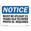 OSHA Notice Sign - Electric Forklifts In Cooler | Aluminum Sign ...