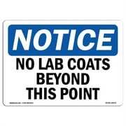 No Lab Coats Sign