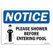 Outdoor Shower Sign