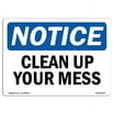 SignMission Notice Please Help Us Keep Your Laundry Room Clean OSHA ...