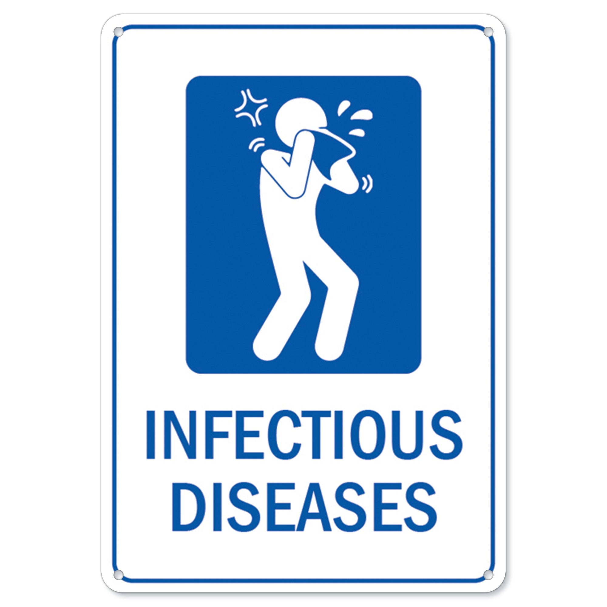 SignMission OS-NS-P-1824-25573 OSHA Notice Plastic Sign - Infectious ...