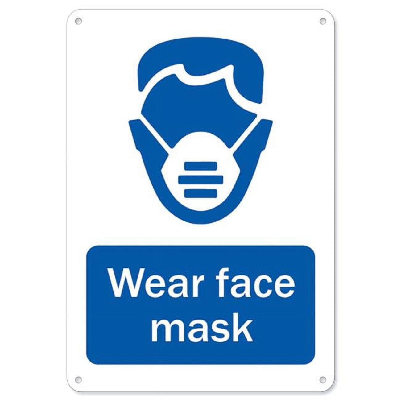 SignMission OSHA Notice Sign - Wear Face Shield, Apron & Gloves Sign ...