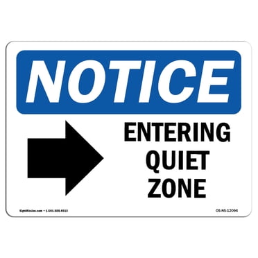 OSHA Notice Sign - No Trespassing Residents Only | Aluminum Sign ...