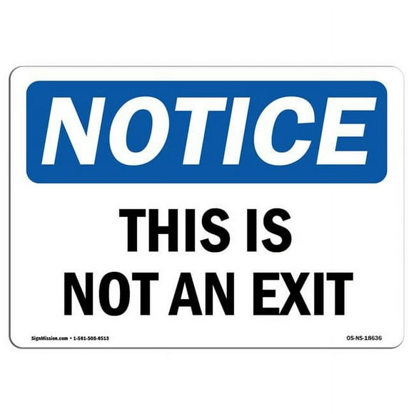 Exit Signs in Safety Signs - Walmart.com