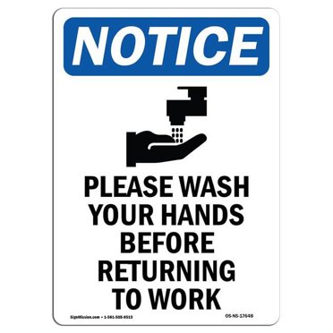SignMission Notice Please Help Us Keep Your Laundry Room Clean OSHA ...
