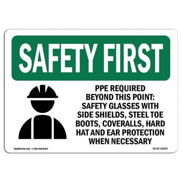 SignMission 12 x 18 in. OSHA Warning Sign - Cold Burn Hazard Cryogenic ...