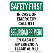 OSHA SAFETY FIRST Sign - No Accidents | Plastic Sign | Protect Your ...
