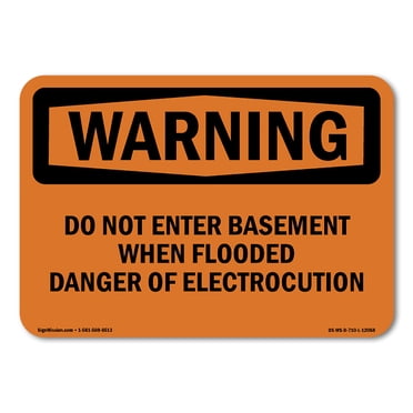 Caution Sign - Tripping Hazard - 10" x 14" OSHA Safety Sign - Walmart.com