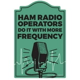 SignMission P-1014 Ham Radio Operator Ham Radio Operator Novelty Sign ...
