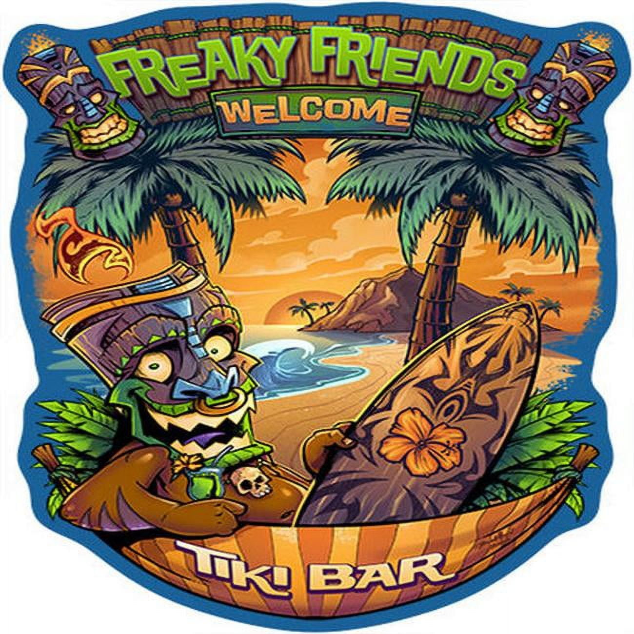 SignMission P-1117 Freaky Friends Tiki Bar Freaky Friends Tiki Bar ...