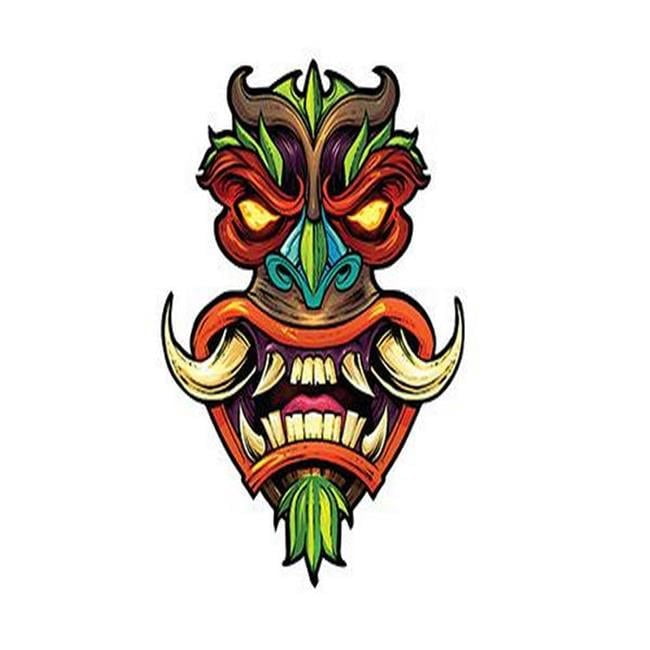 SignMission P-1212 Crazy Tiki Mask 12 in. Novelty Sign - Crazy Tiki ...