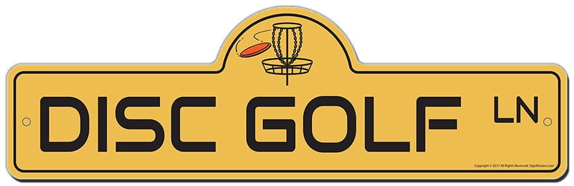 SignMission P-720 Disc Golf Disc Golf Street Sign - Walmart.com