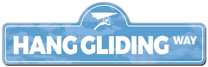 SignMission P-720 Hang Gliding Hang Gliding Street Sign - Walmart.com