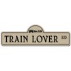 New Railroad Crossing Round Metal Tin Sign Original RR X Train Hobby ...
