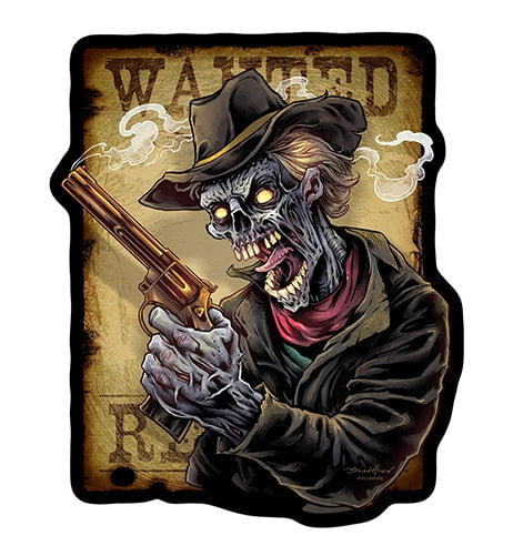 SignMission P-812 Outlaw Zombie Outlaw Zombie Novelty Sign - Walmart.com