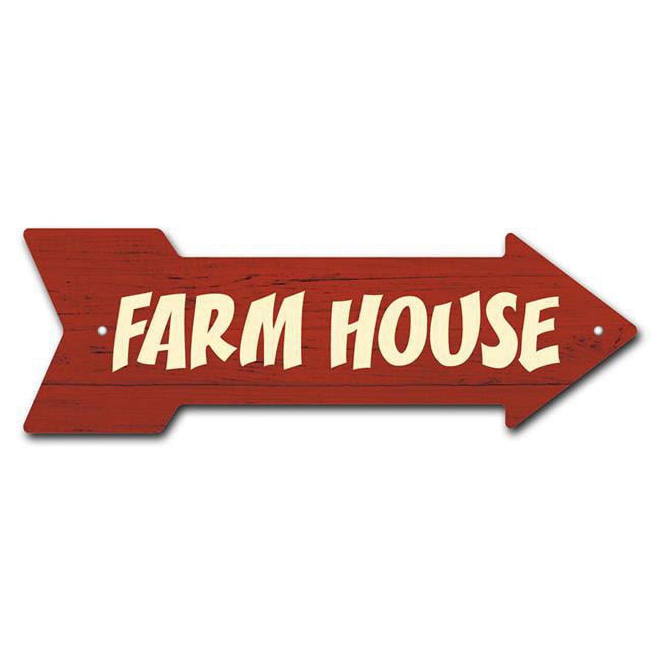 SignMission P-ARROW-999876 6 x 18 in. Wide Farm House Arrow Sign ...