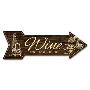 USA Arrow Sign | Indoor/Outdoor | Direction Arrow Sign Funny Home Décor ...