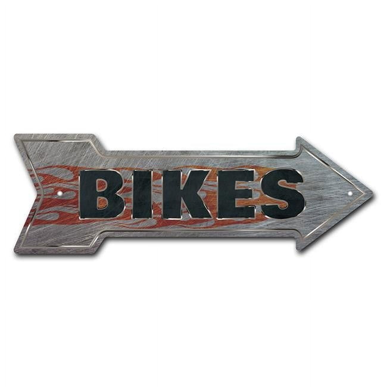 Bikes Arrow Sign | Indoor/Outdoor | Direction Arrow Sign Funny Home ...