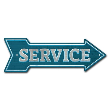 SignMission P-ARROW-999934 6 x 18 in. Wide Brown Arrow Sign - Walmart.com