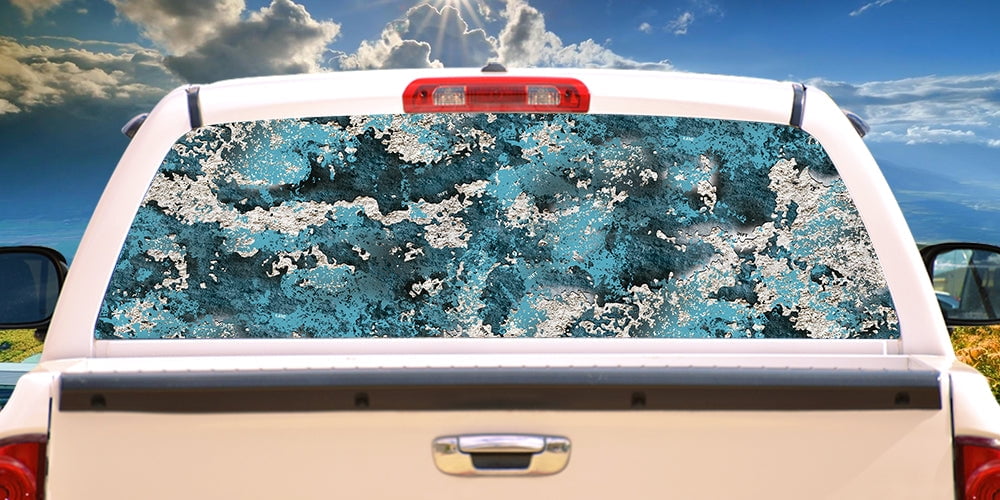 SignMission Rift Rear Window Graphic truck view thru vinyl decal HD ...