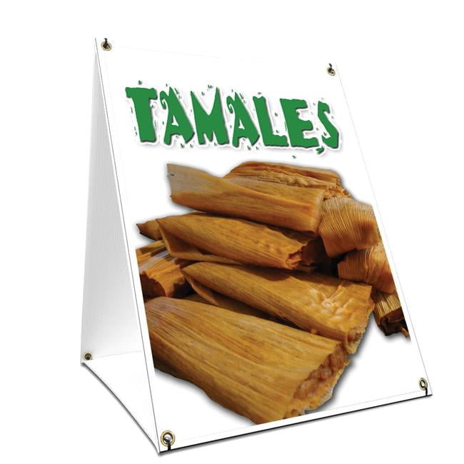 SignMission SBC-1824-Tamales 18 x 24 in. A-Frame Sidewalk Tamales Sign ...